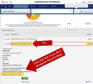 AMEX Dispute Charge | Million Mile Secrets