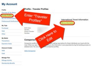 How to Add Your Known Traveler Number | Million Mile Secrets