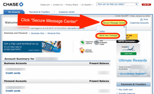 How to Send a Secure Message to Your Bank | Million Mile Secrets