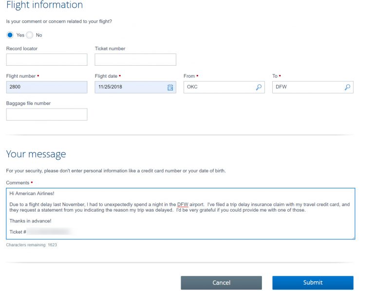 How to Get a Flight Delay Verification From American Airlines | Million ...