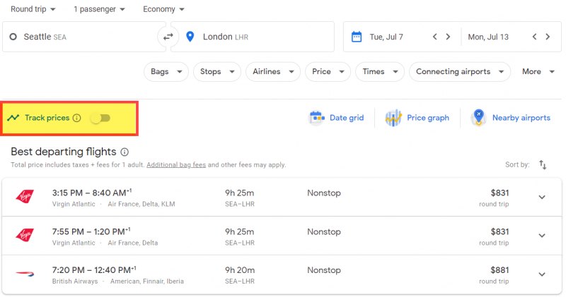 How to set up Google Flight alerts | Million Mile Secrets