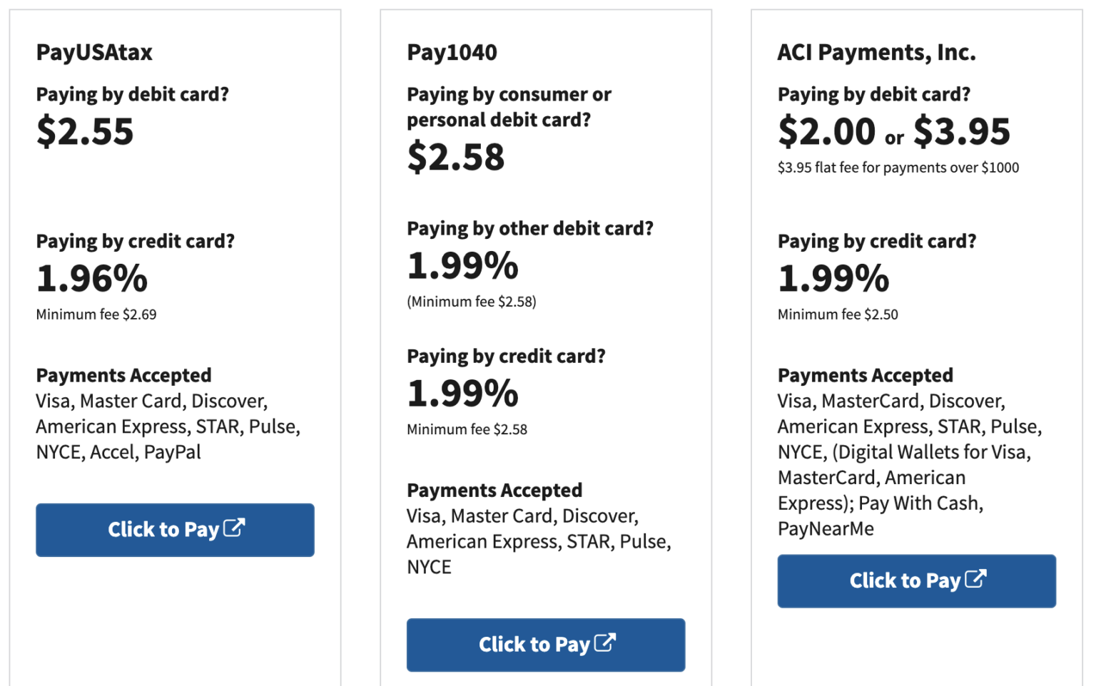 Pay taxes with credit card | Million Mile Secrets