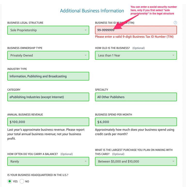 Capital One business card application | Million Mile Secrets