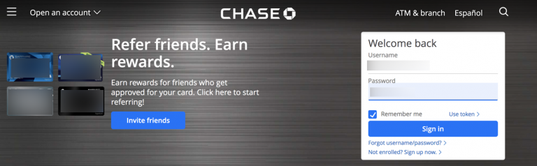 Chase secure message | Million Mile Secrets