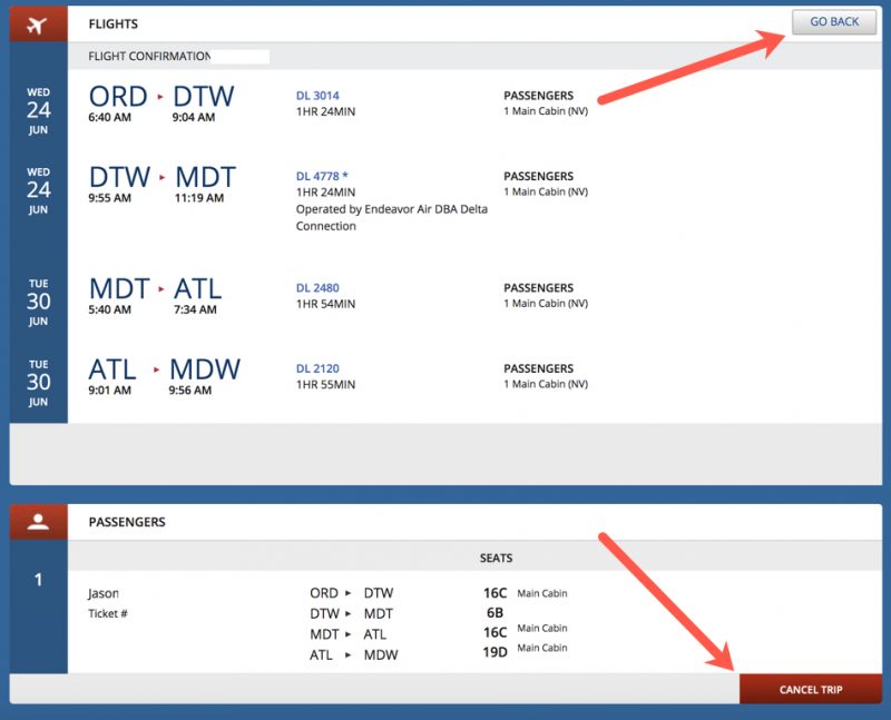 Change or cancel with Delta | Million Mile Secrets