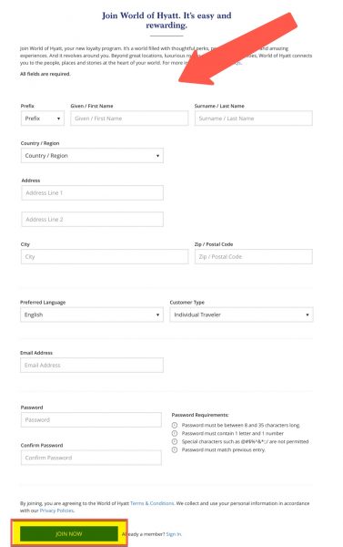 How to setup a Hyatt account | Million Mile Secrets
