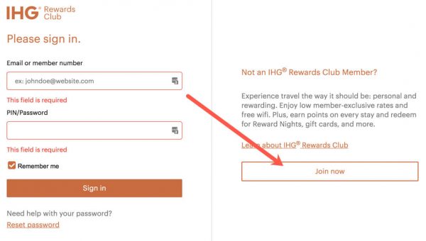 How to set up a IHG account | Million Mile Secrets