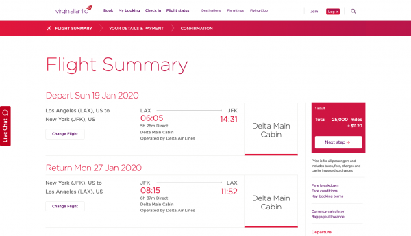 Virgin Atlantic credit card review | Million Mile Secrets