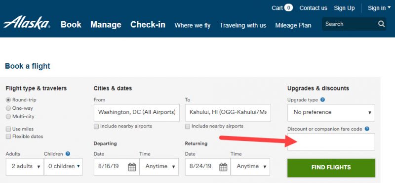 How to use the Alaska Airlines companion fare | Million Mile Secrets
